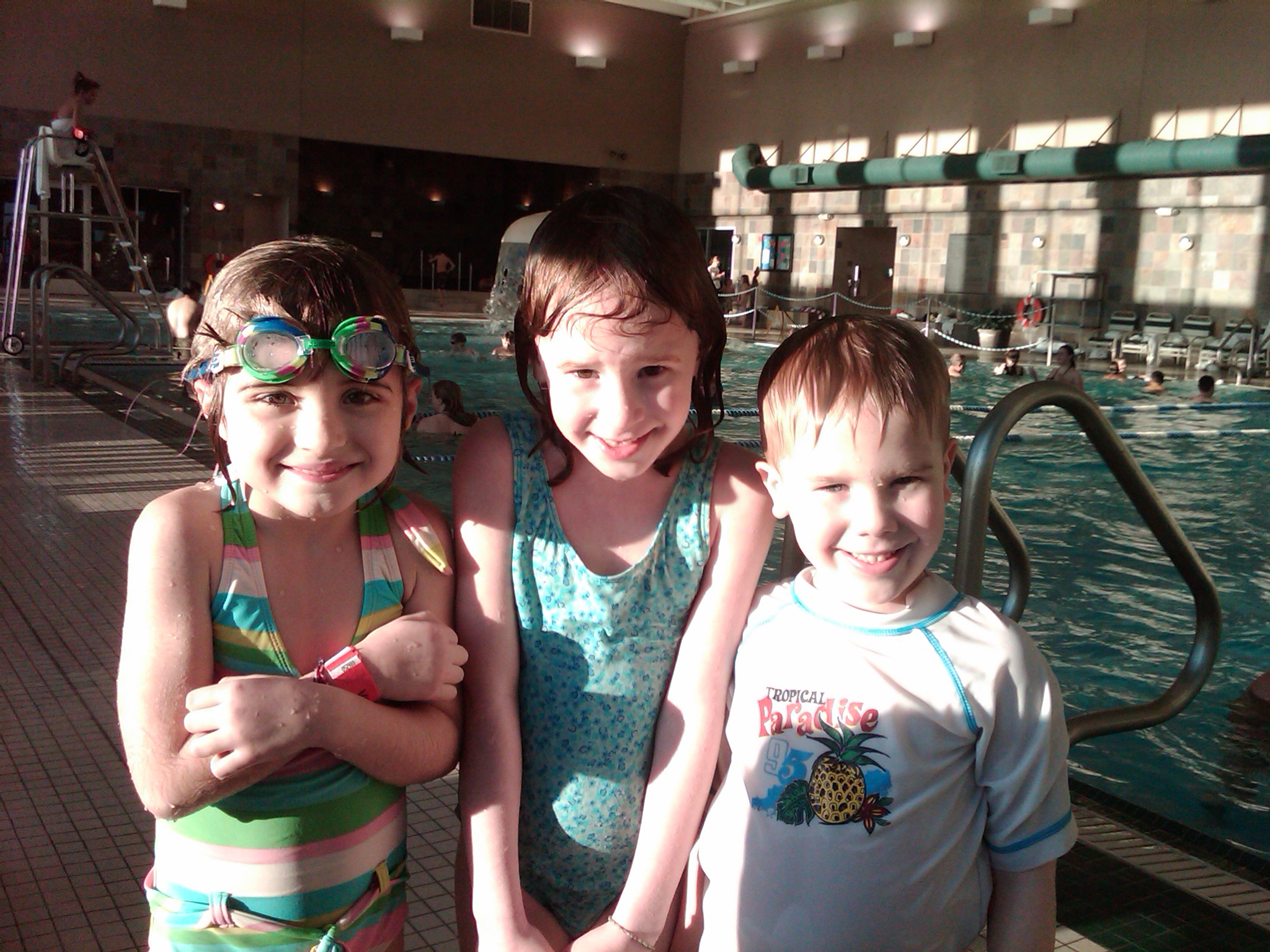 Thank goodness for indoor pools! | WoldFamily Blog